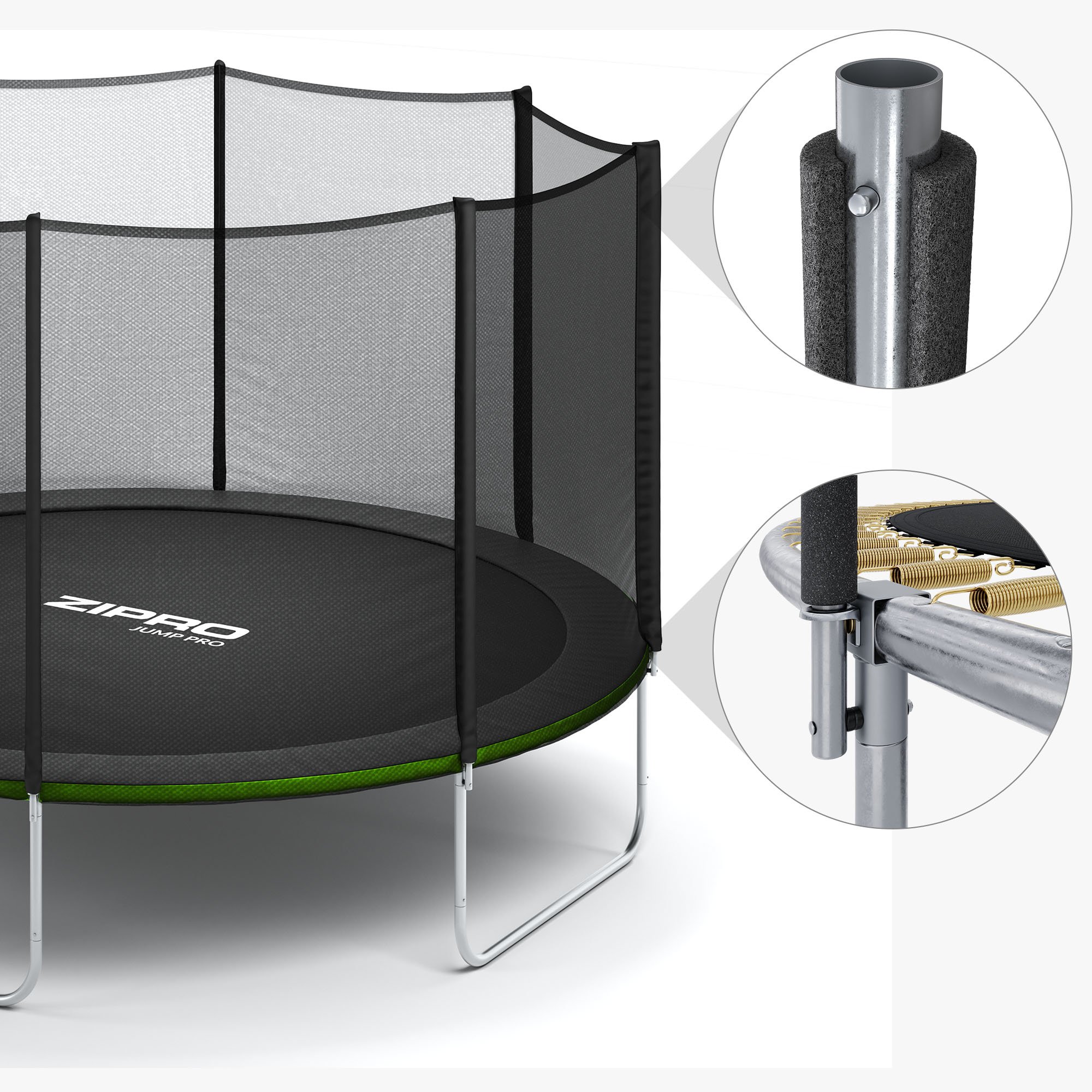 Trampolin sa zaštitnom mrežom Zipro Jump Pro 312 cm | Fitness.com.hr ...