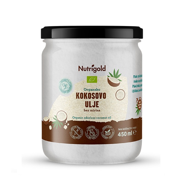 BioBio Kokosovo ulje bez mirisa (staklenka) - 450 ml | Fitness.com.hr ...