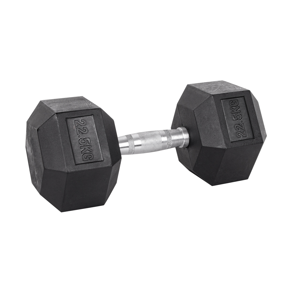 Hex bučica Insportline Hexsteel 22,5 kg (1 kom) - fitness.com.hr webshop