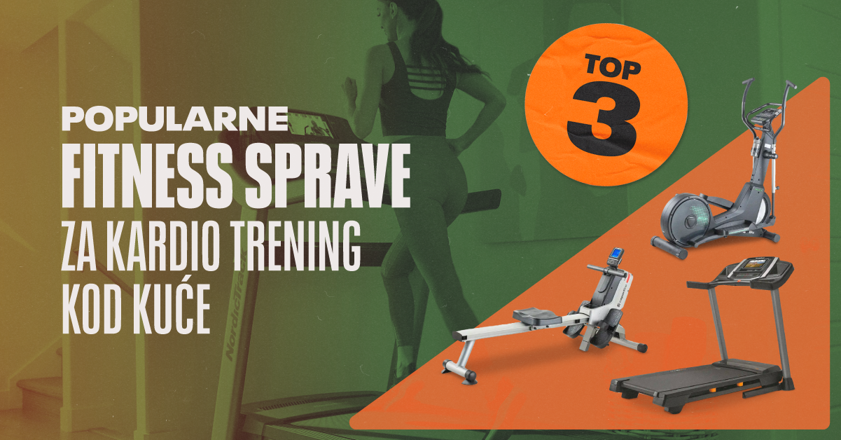 Top 3 popularne fitness sprave za kardio trening kod kuće