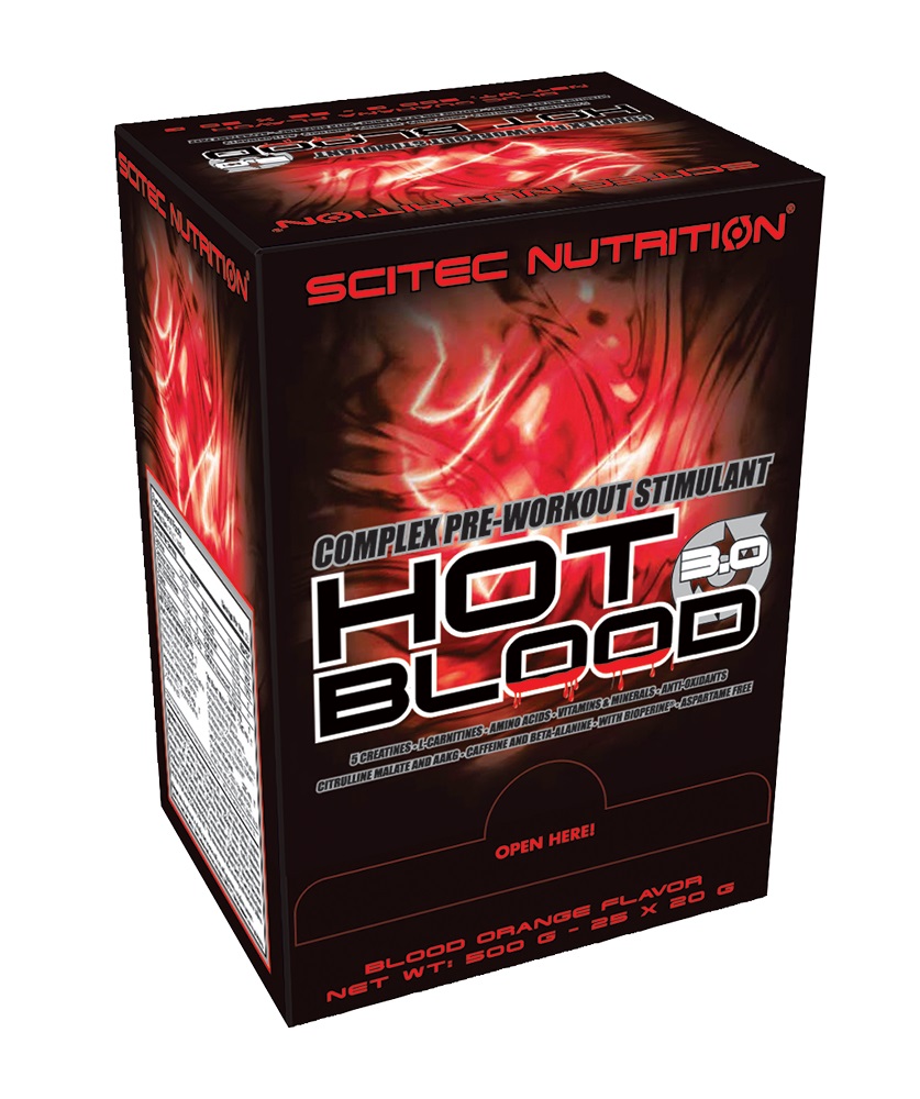 Hot Blood 3.0 - 25 x 20 g | Fitness.com.hr Web Shop