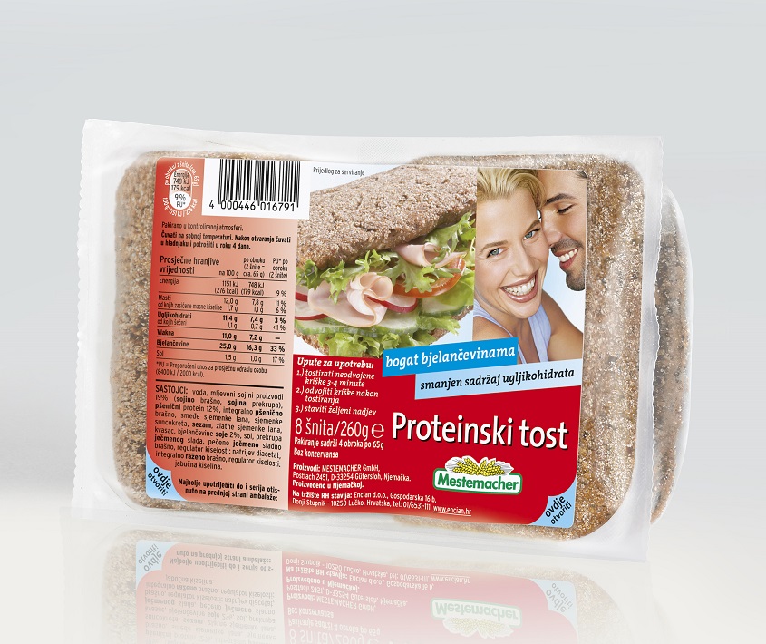 Proteinski tost - 260 g | Fitness.com.hr Web Shop