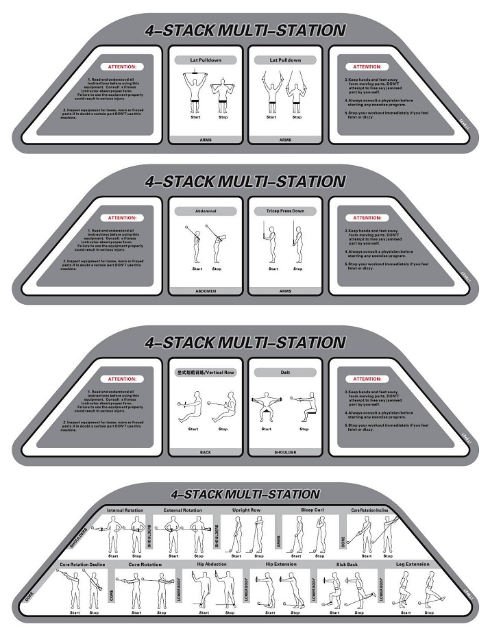 Multi Station 4 Stack Impulse Elite IT9327 | Fitness.com.hr Web Shop