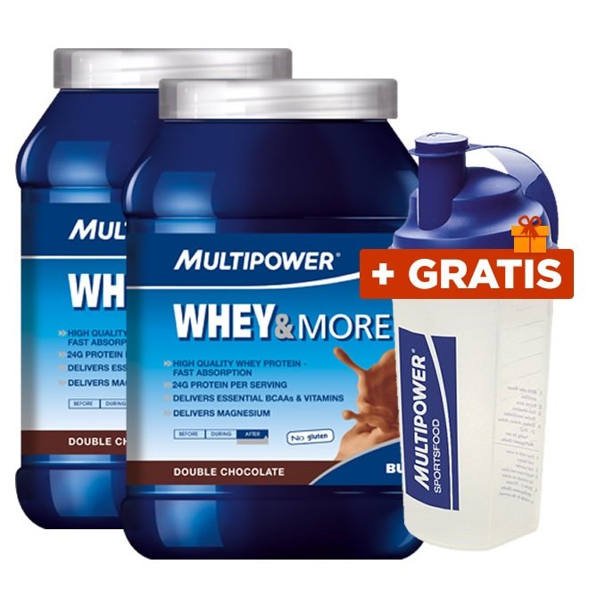 Multipower paket - Whey & More Protein - 2x 2 kg | Fitness.com.hr Web Shop